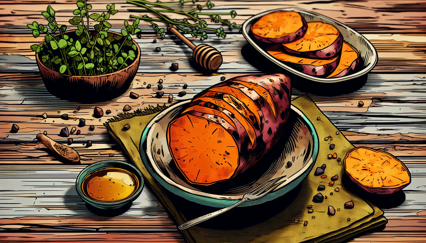 Pečeni Batat Kalorije - Nutritivne Vrijednosti (Tablica) - kalorije.hr